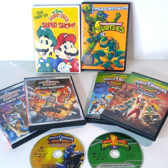 Shout! Factory | Other | Lot Of 8 Dvd Childrens Collection Super Mario ...